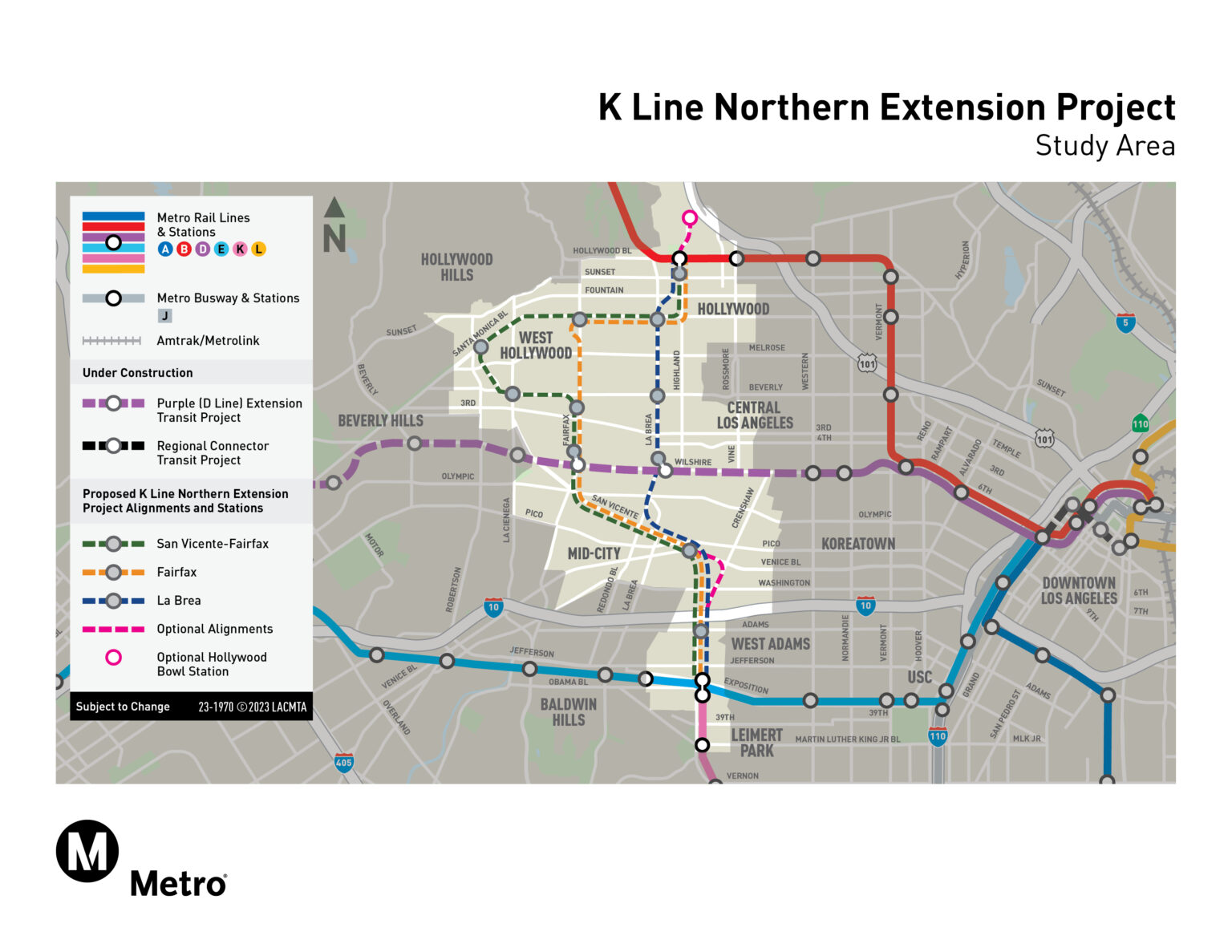 K Line Northern Extension - LA Metro