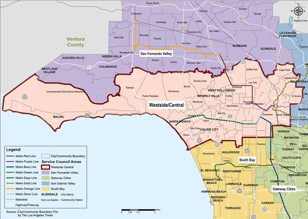 Westside/Central - LA Metro