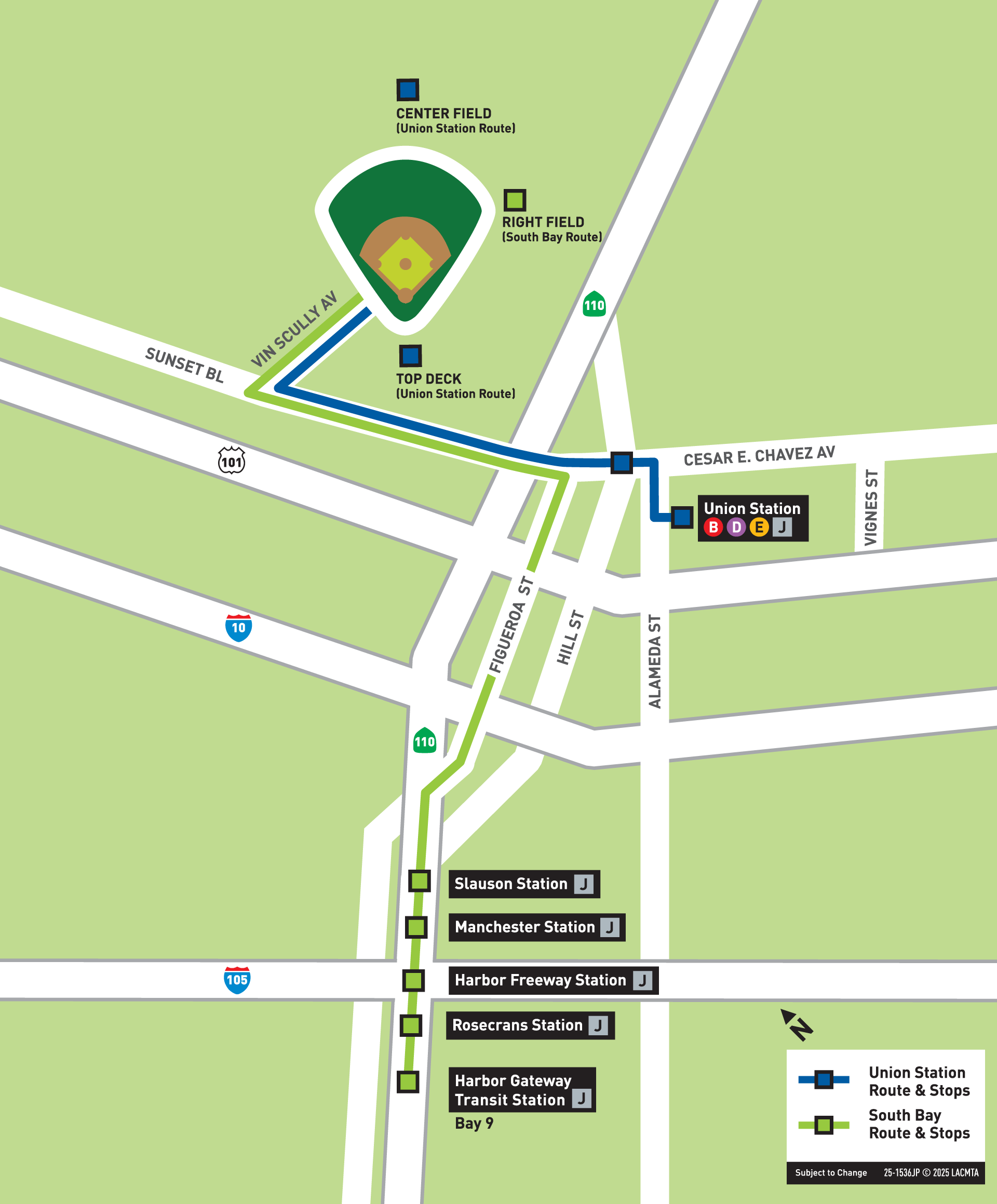 Dodger Stadium Express - LA Metro