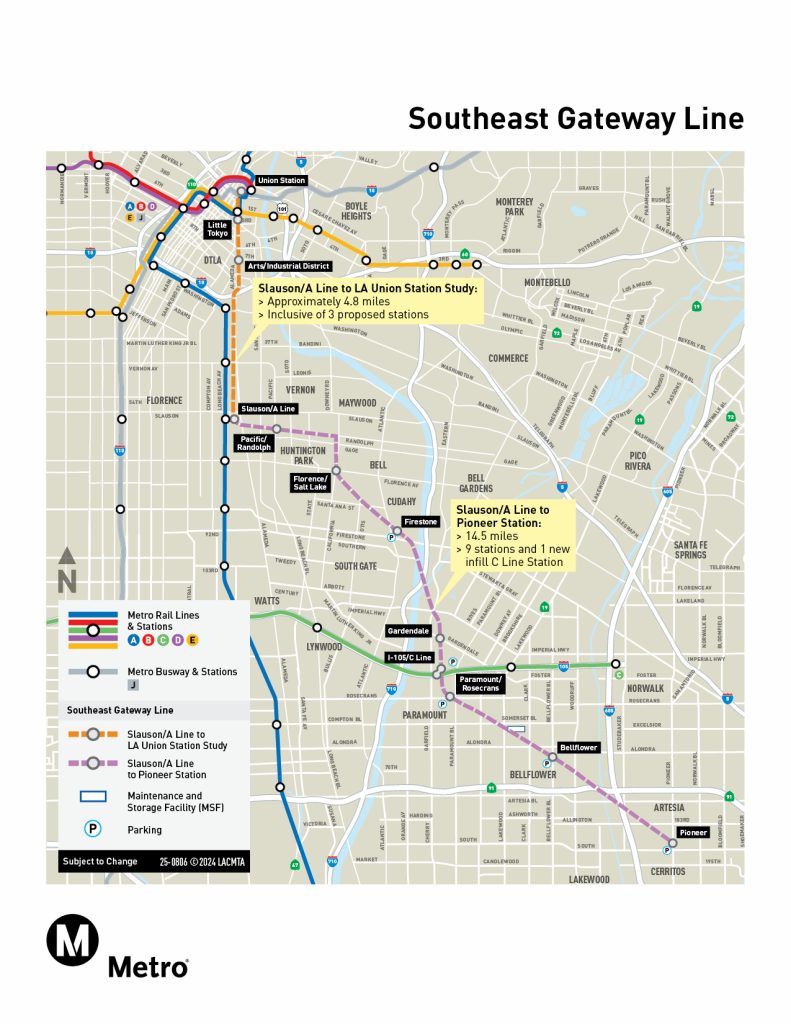 Southeast Gateway Line - LA Metro