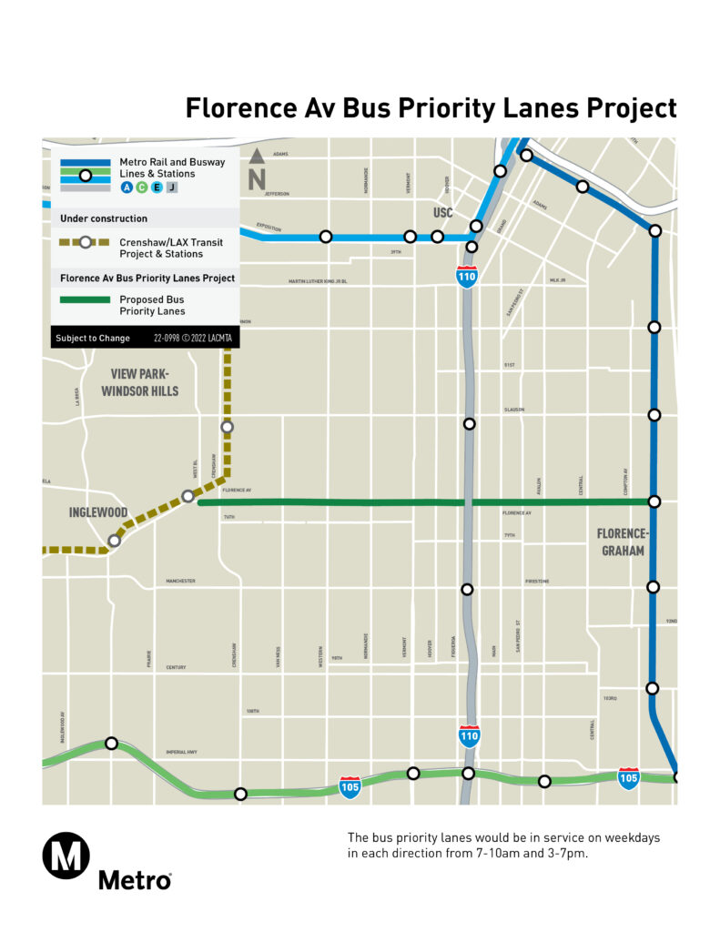 Florence Av Bus Priority Lanes Project - LA Metro