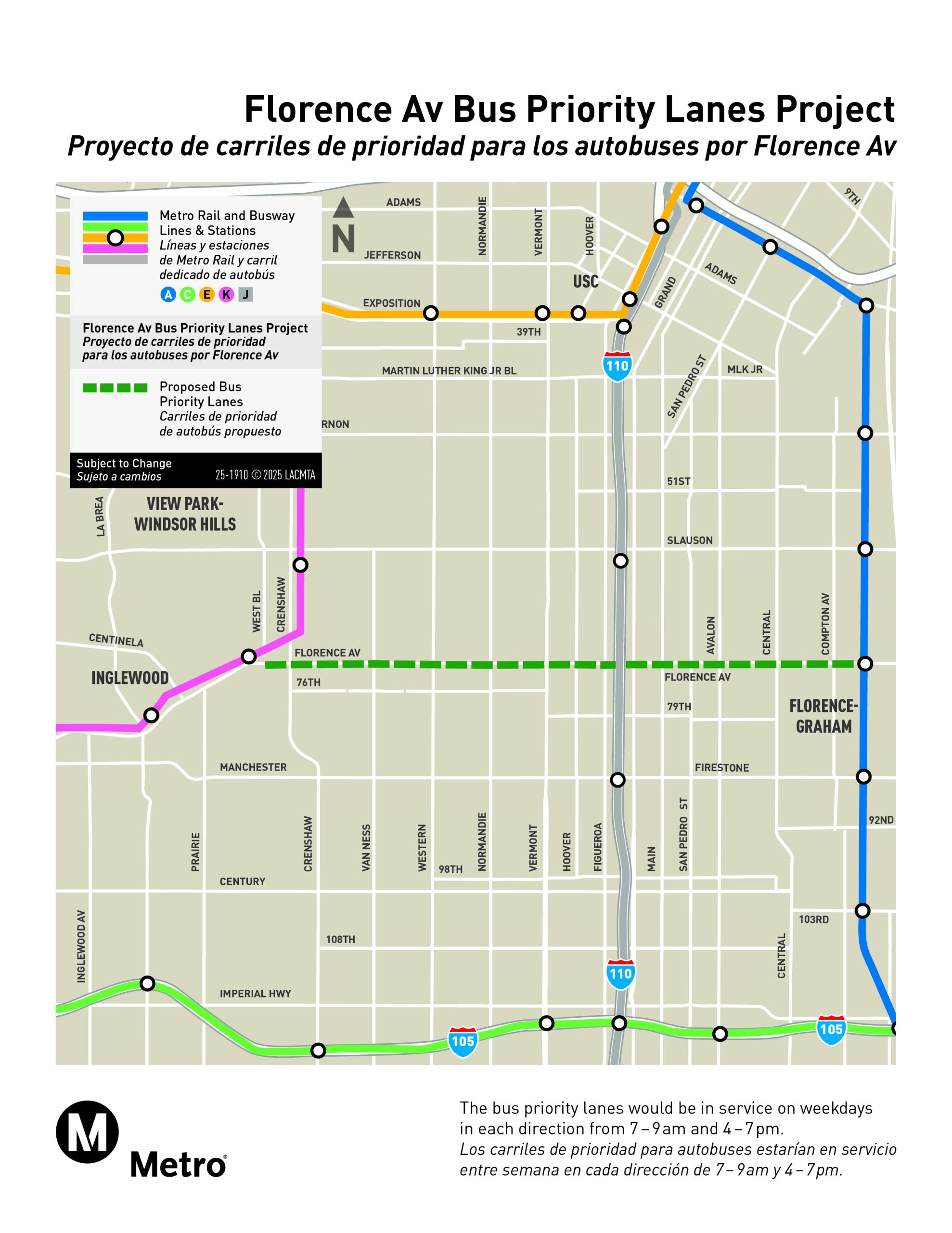 Florence Av Bus Priority Lanes Project - LA Metro