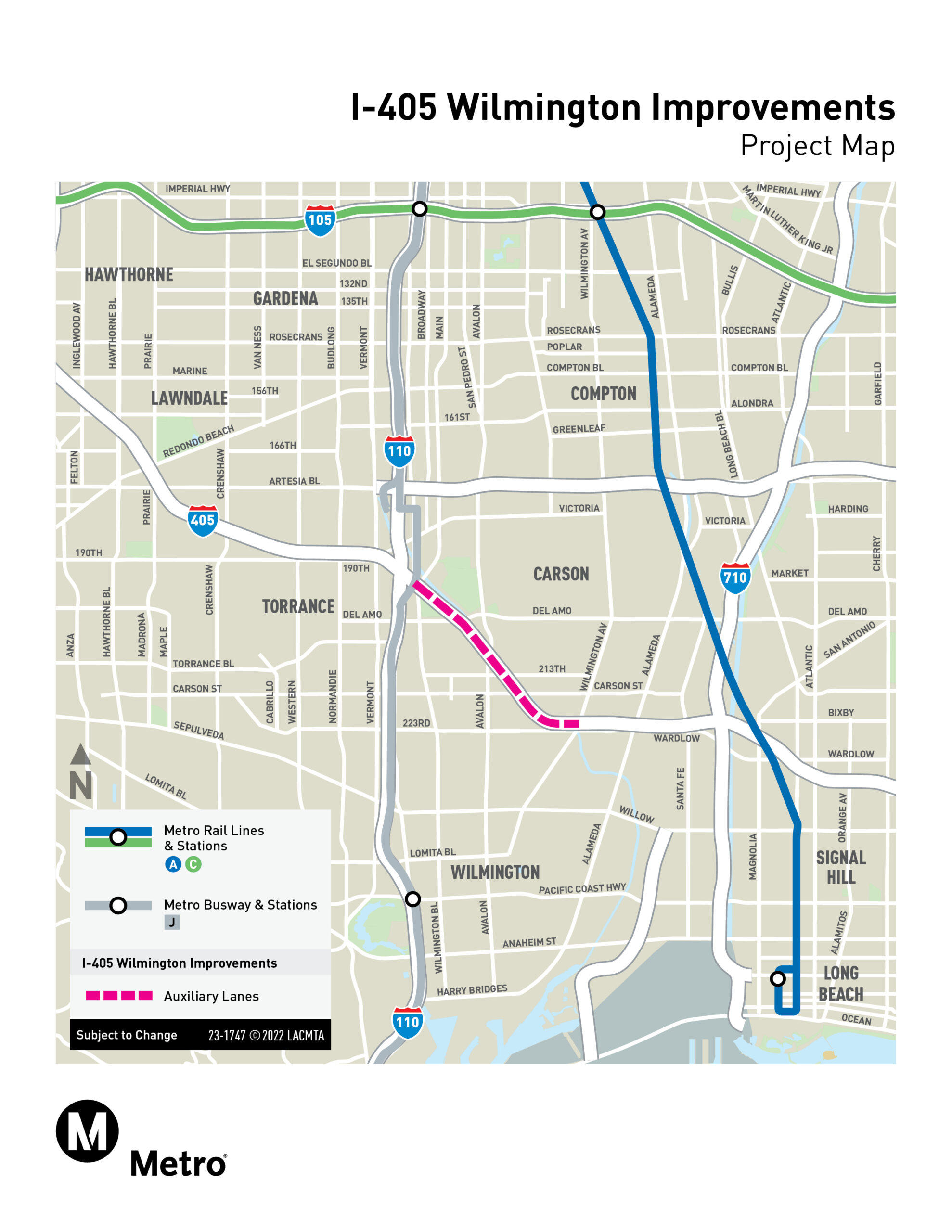 I-405 Wilmington - LA Metro