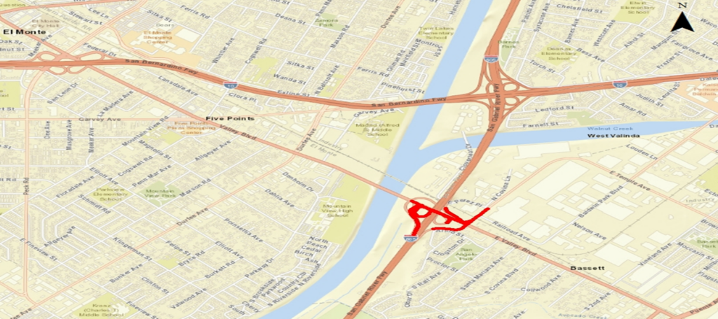 I-605: Valley Bl Improvements - LA Metro