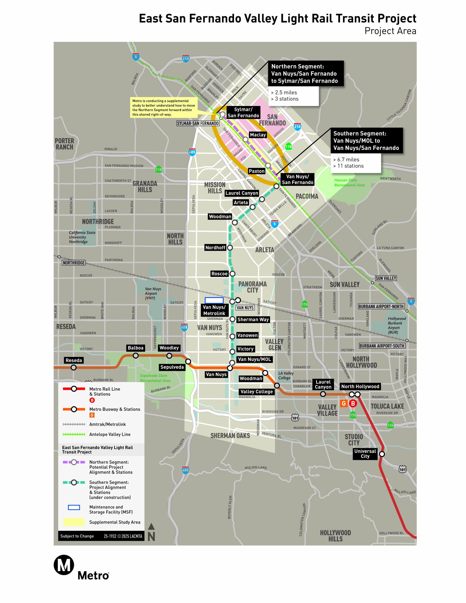 East San Fernando Valley Shared Right-of-Way (ROW) Study - LA Metro