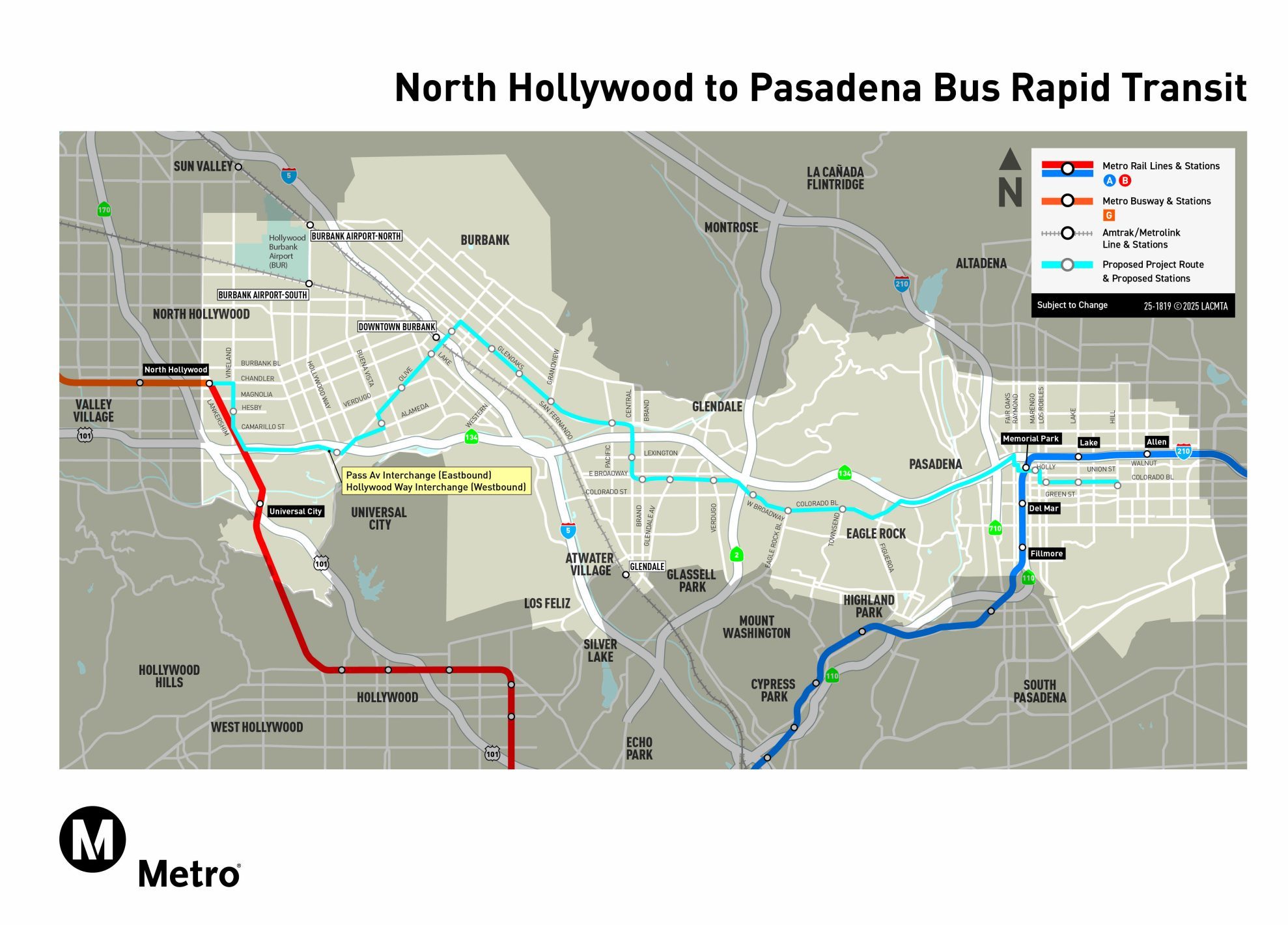 North Hollywood to Pasadena Bus Rapid Transit Project - LA Metro