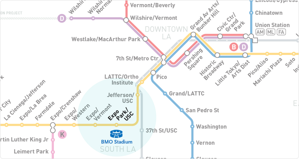 Metro Guide to BMO Stadium | Skip Parking Hassles - LA Metro